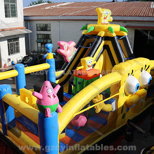 SpongeBob Themed Playground Inflatable Jumping Castle